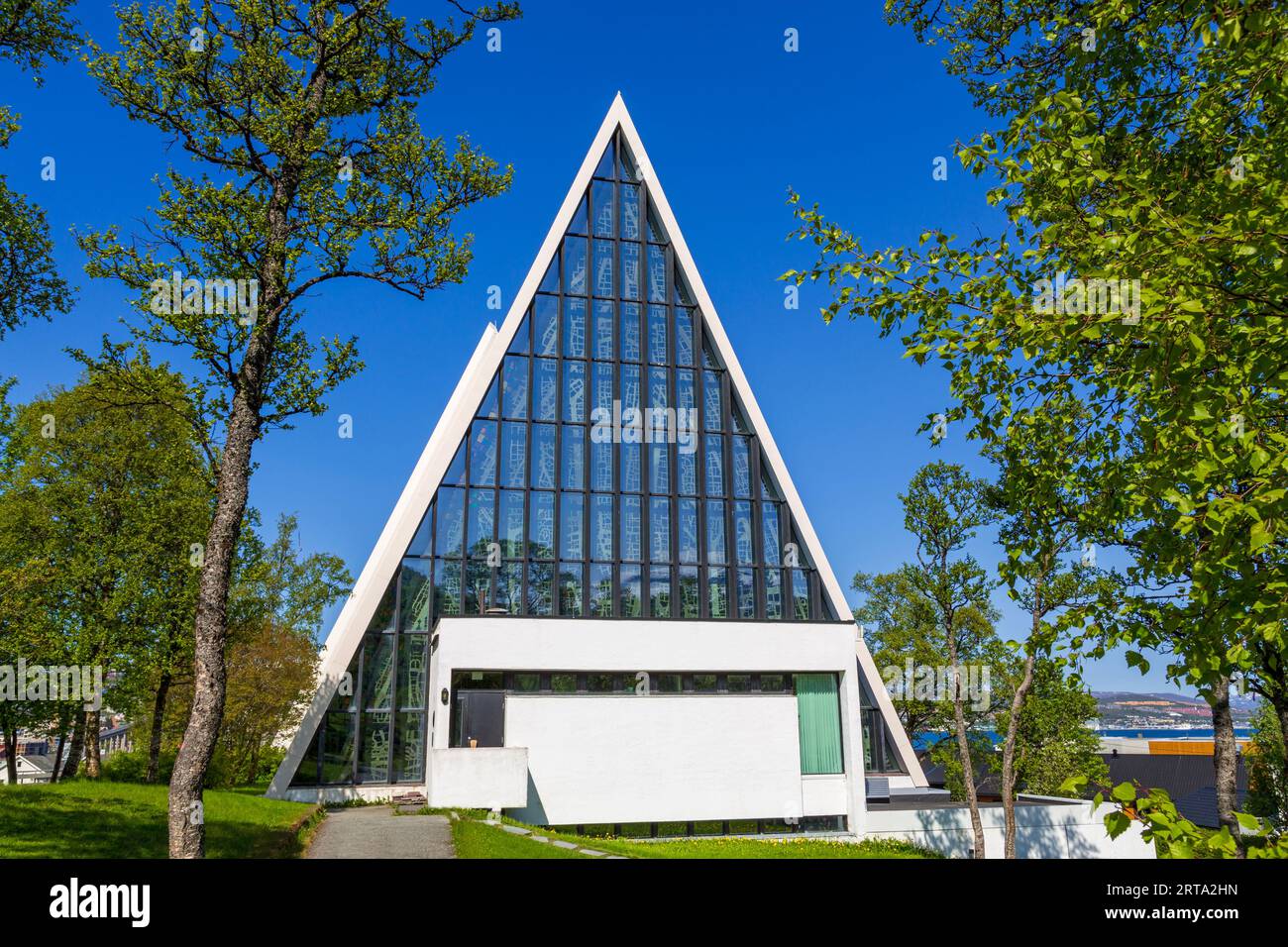 The Arctic Cathedral, Troms og Finnmark, Tromso, Norway Stock Photo - Alamy