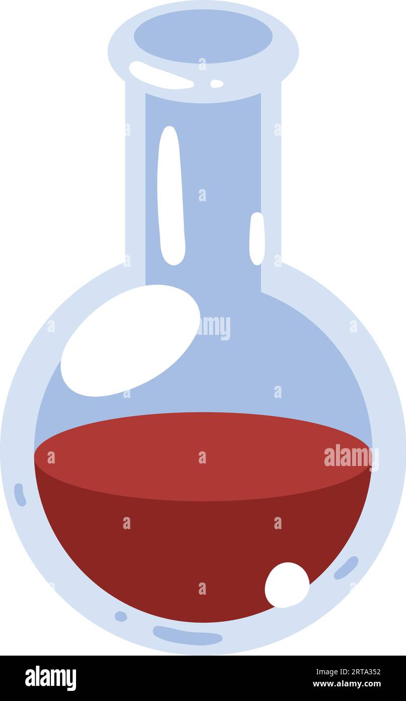 red lab flask Stock Vector Image & Art - Alamy