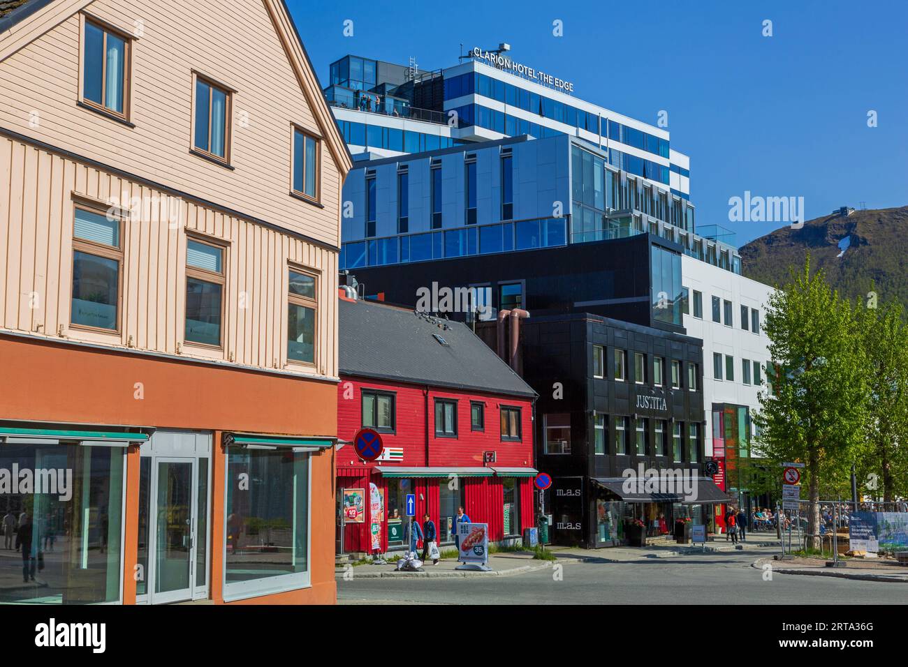 Tromso downtown hi-res stock photography and images - Alamy