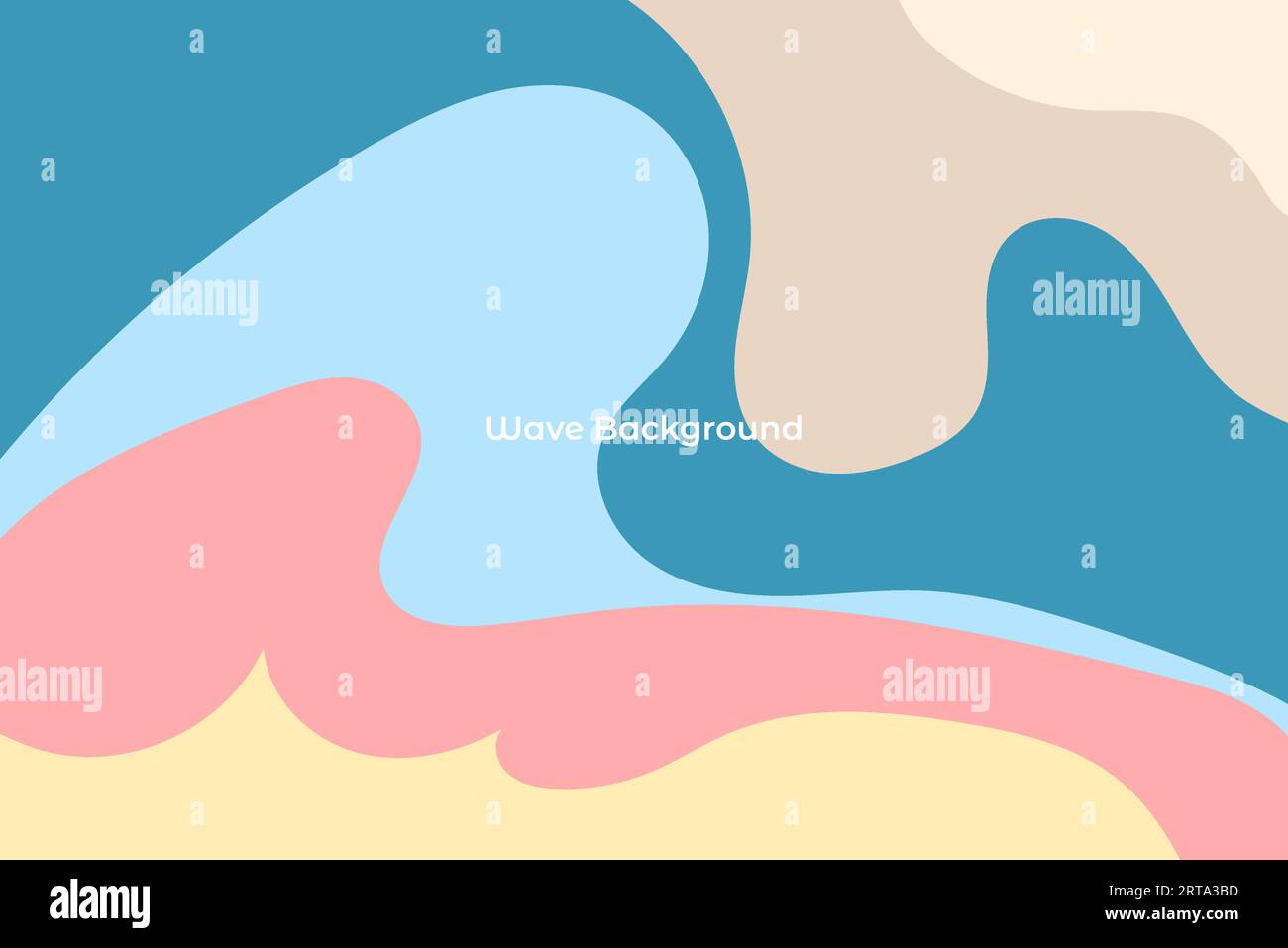 Soft color gradient wave background wallpaper. vector illustration ...