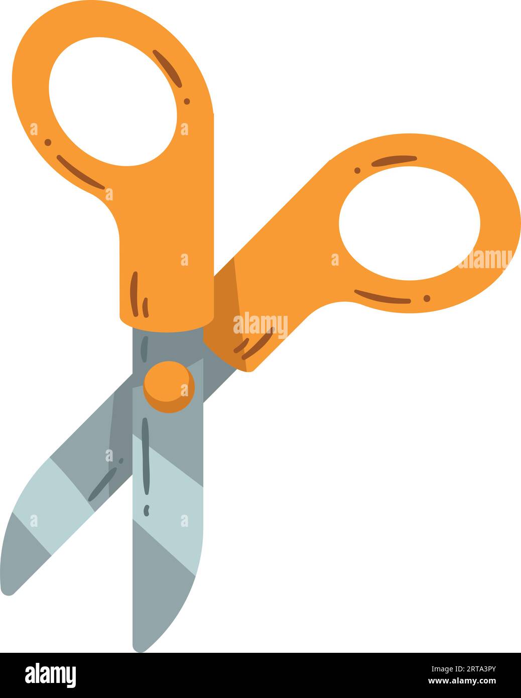yellow scissor design Stock Vector Image & Art - Alamy