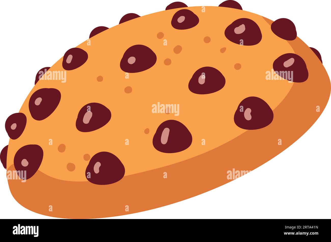 chocolate cookie design Stock Vector Image & Art - Alamy