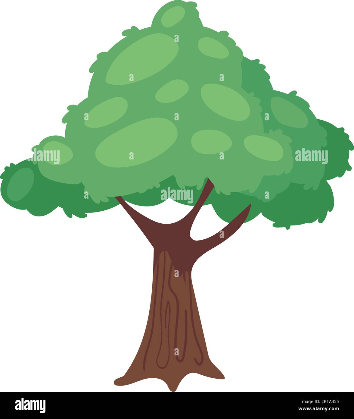 green tree illustration Stock Vector Image & Art - Alamy