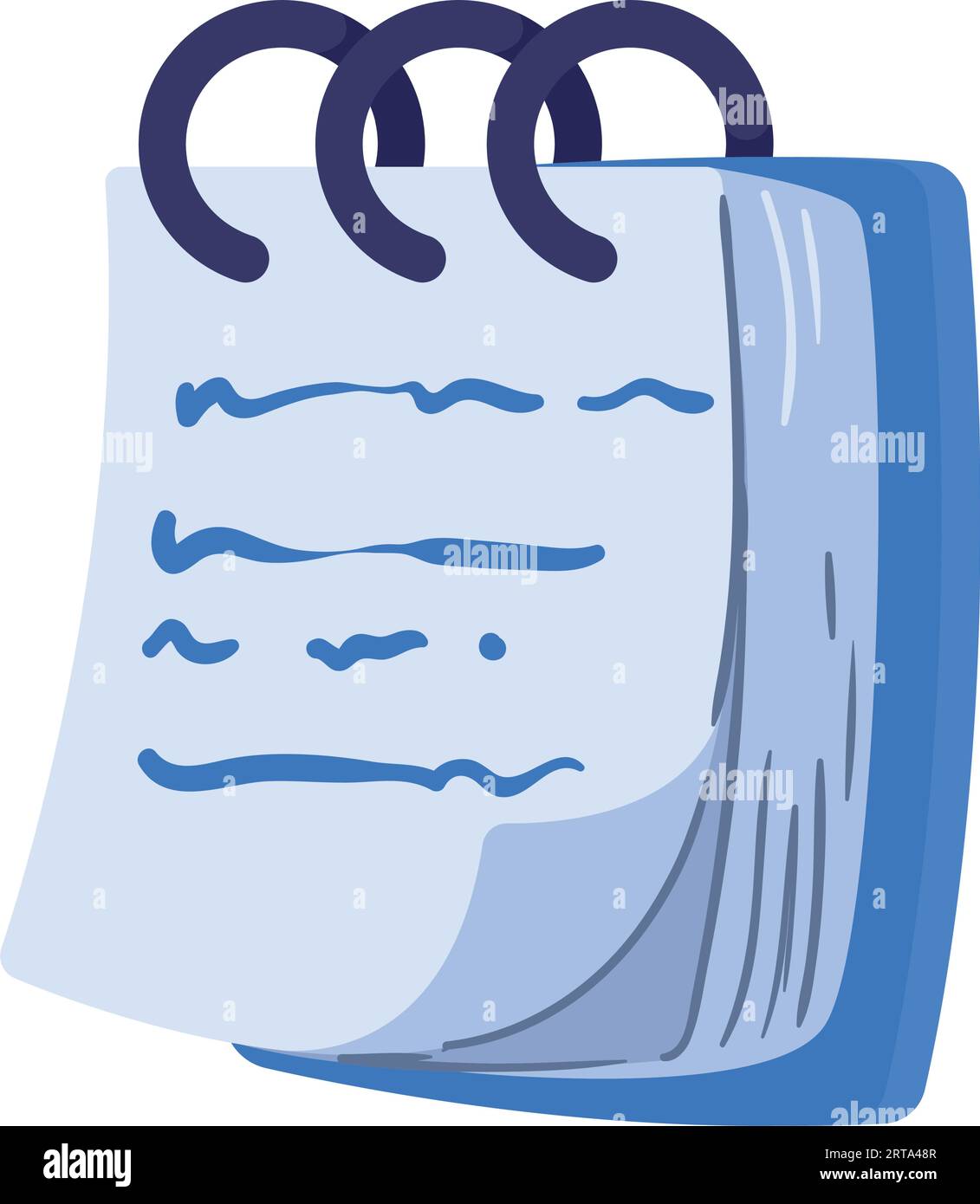 Ringed note book Stock Vector Images - Alamy