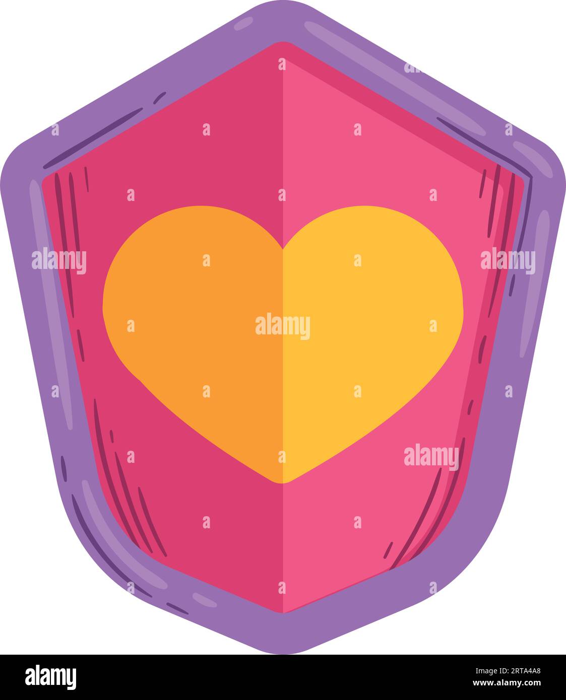 heart shield design Stock Vector Image & Art - Alamy