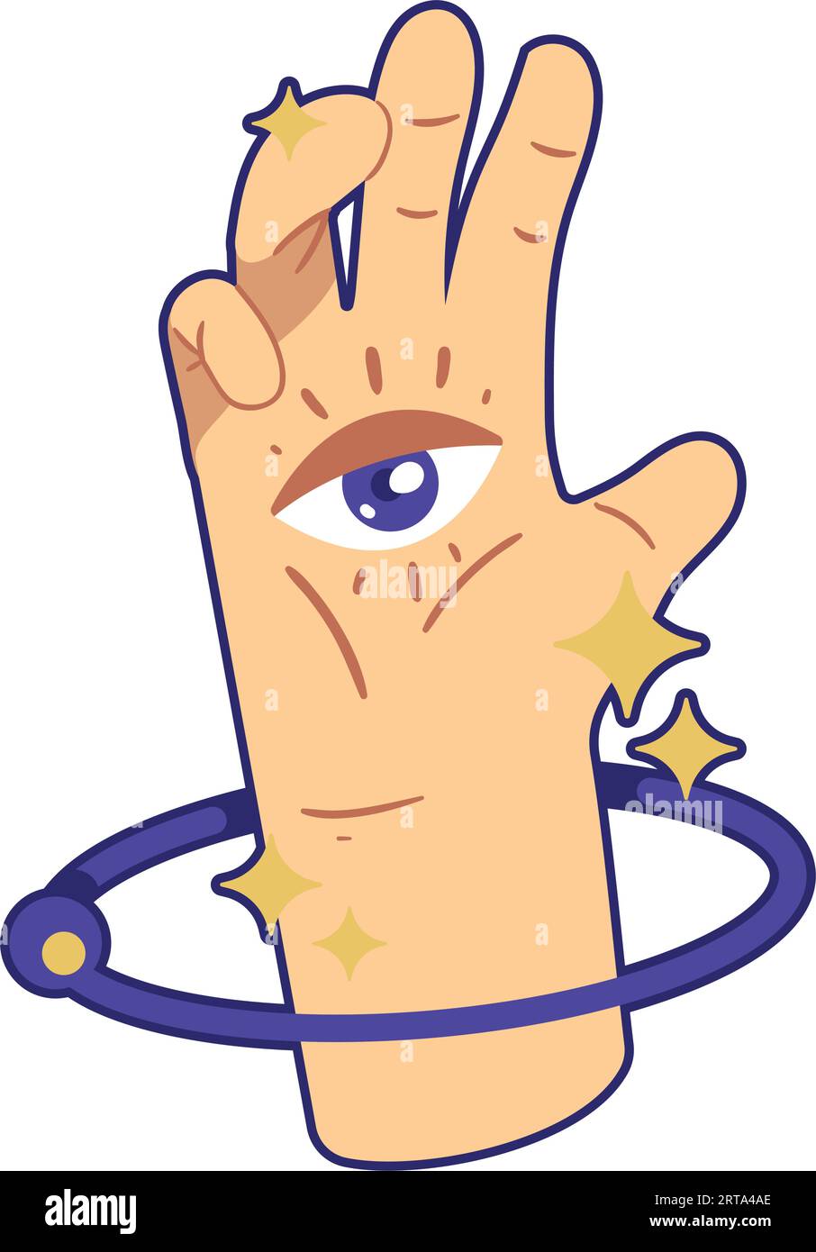 esoteric hand illustration Stock Vector Image & Art - Alamy