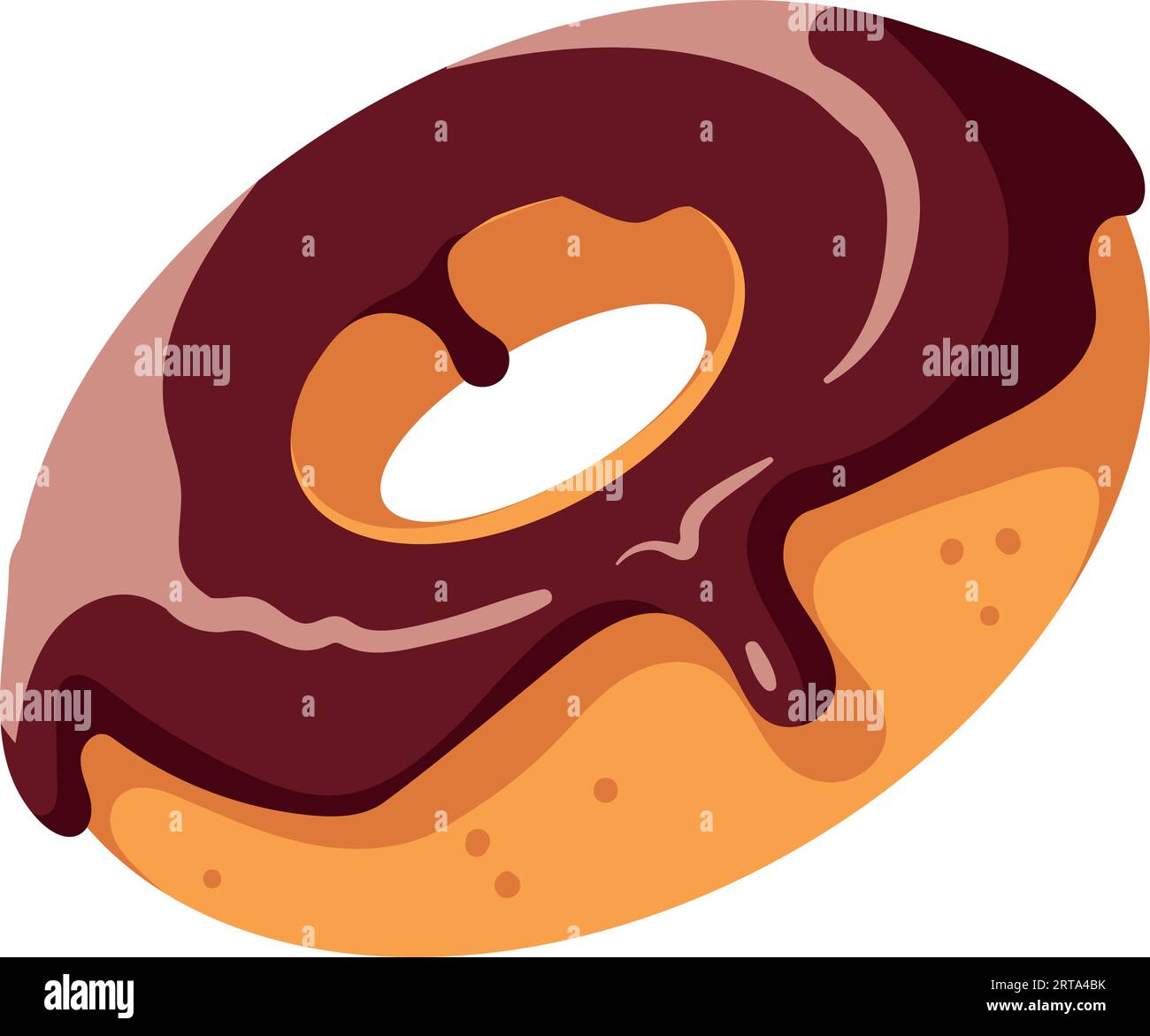 chocolate donut design Stock Vector Image & Art - Alamy