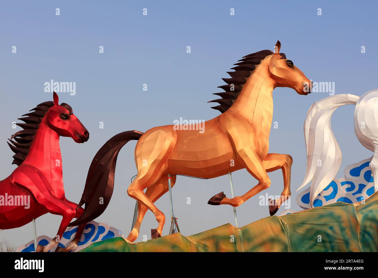 Horse style lantern Stock Photo - Alamy