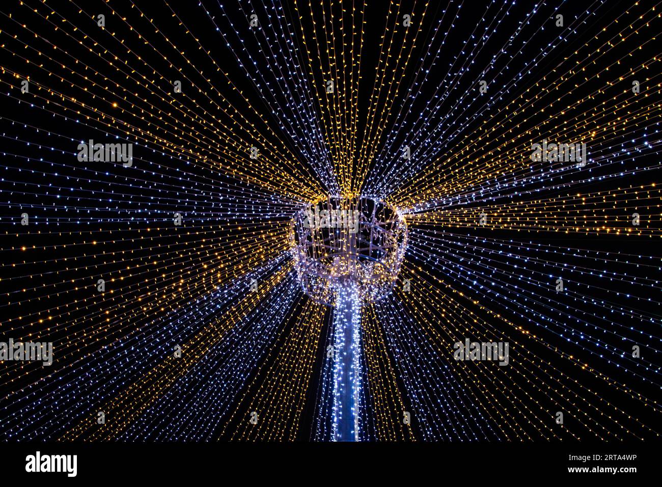 Golden glow evening lights hi-res stock photography and images - Alamy