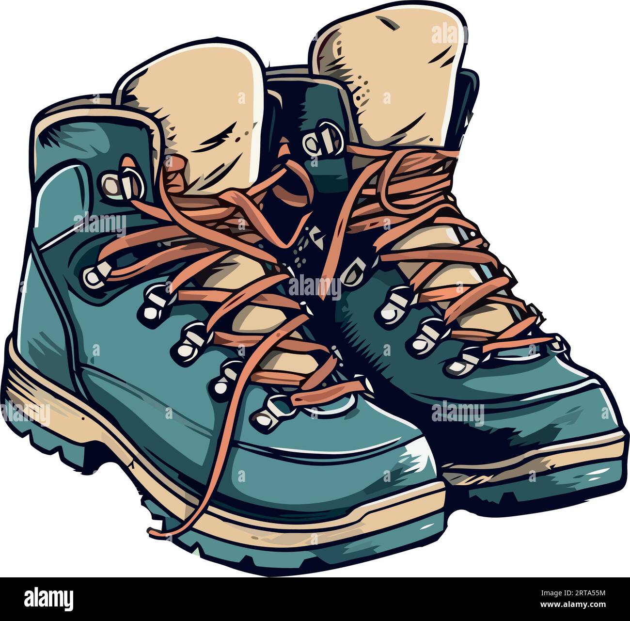 Untied shoes shoelaces Cut Out Stock Images & Pictures - Alamy