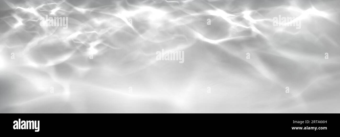 White water wave light surface overlay background. 3d clear ocean ...
