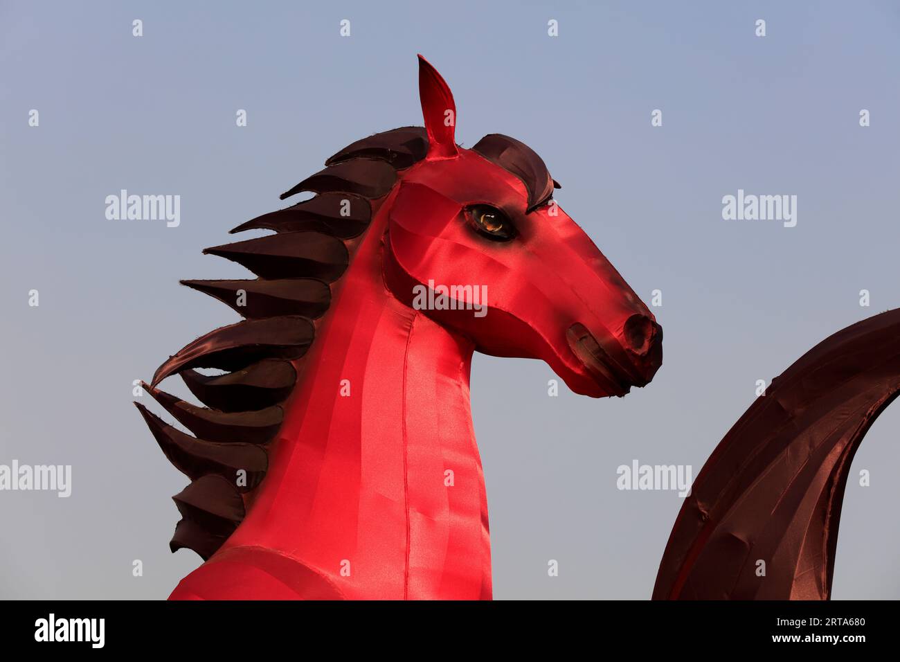 Horse style lantern Stock Photo - Alamy