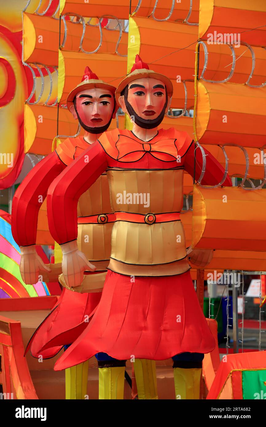 lantern of Ming Dynasty soldiers Stock Photo - Alamy