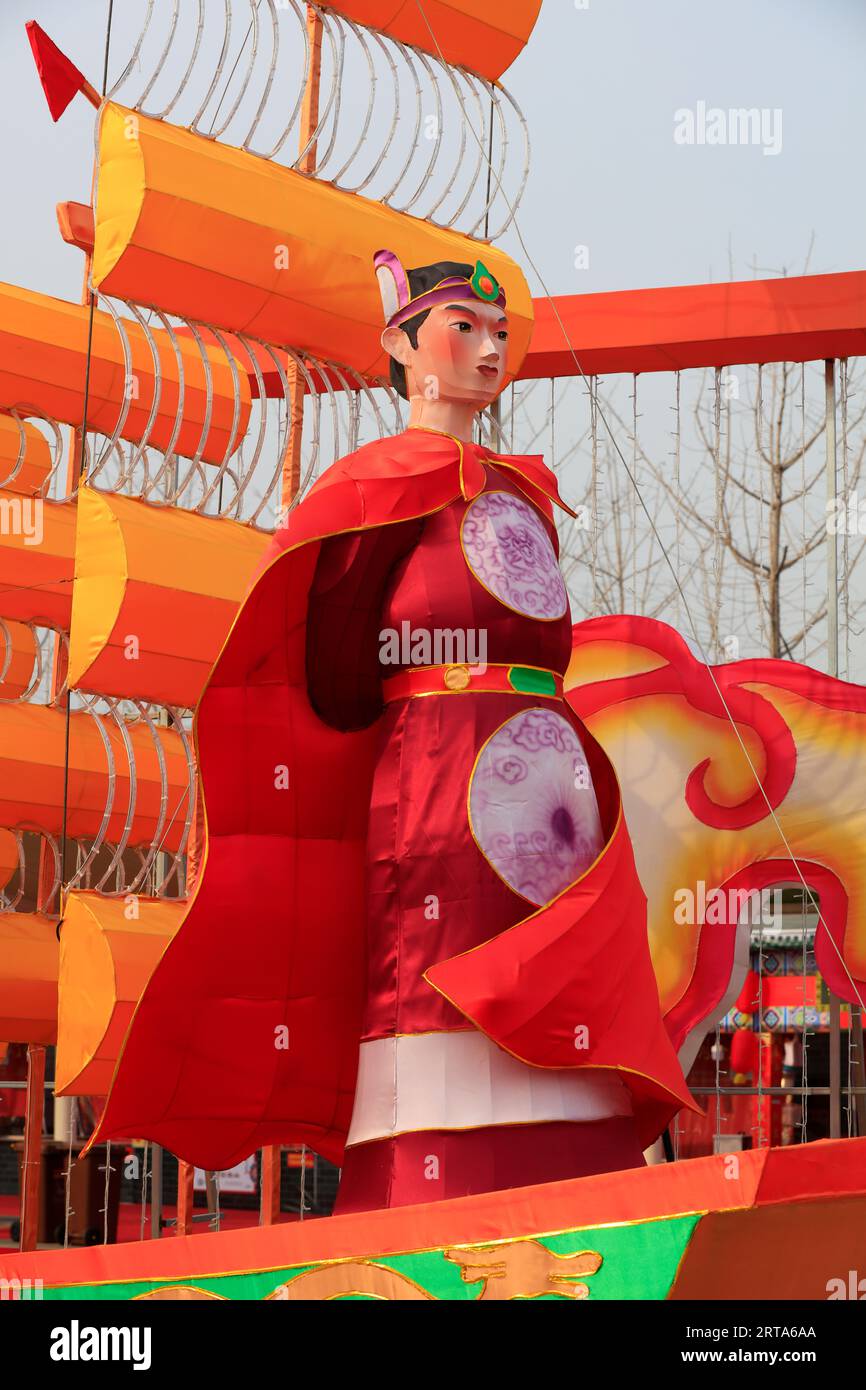 Chinese ancient figure modeling Stock Photo - Alamy