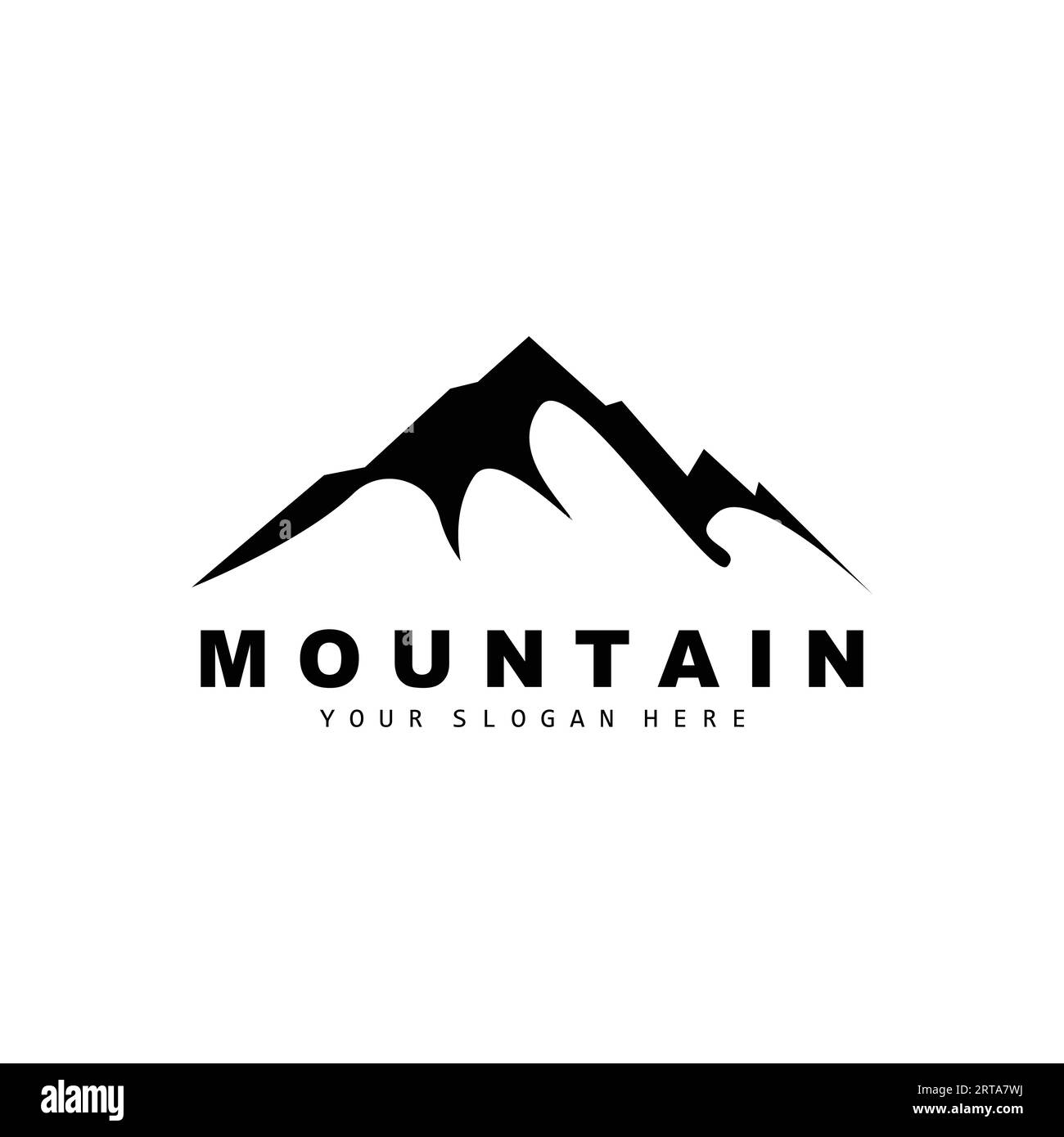 Hiking place Stock Vector Images - Alamy