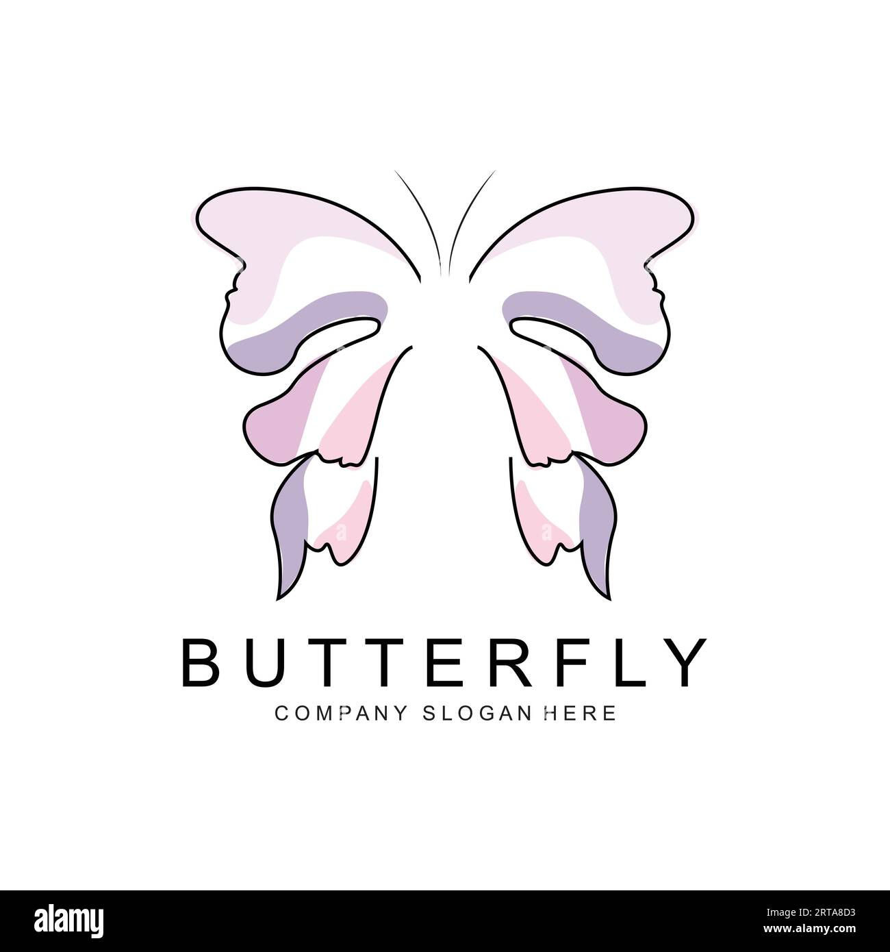 Abstract Butterfly Logo