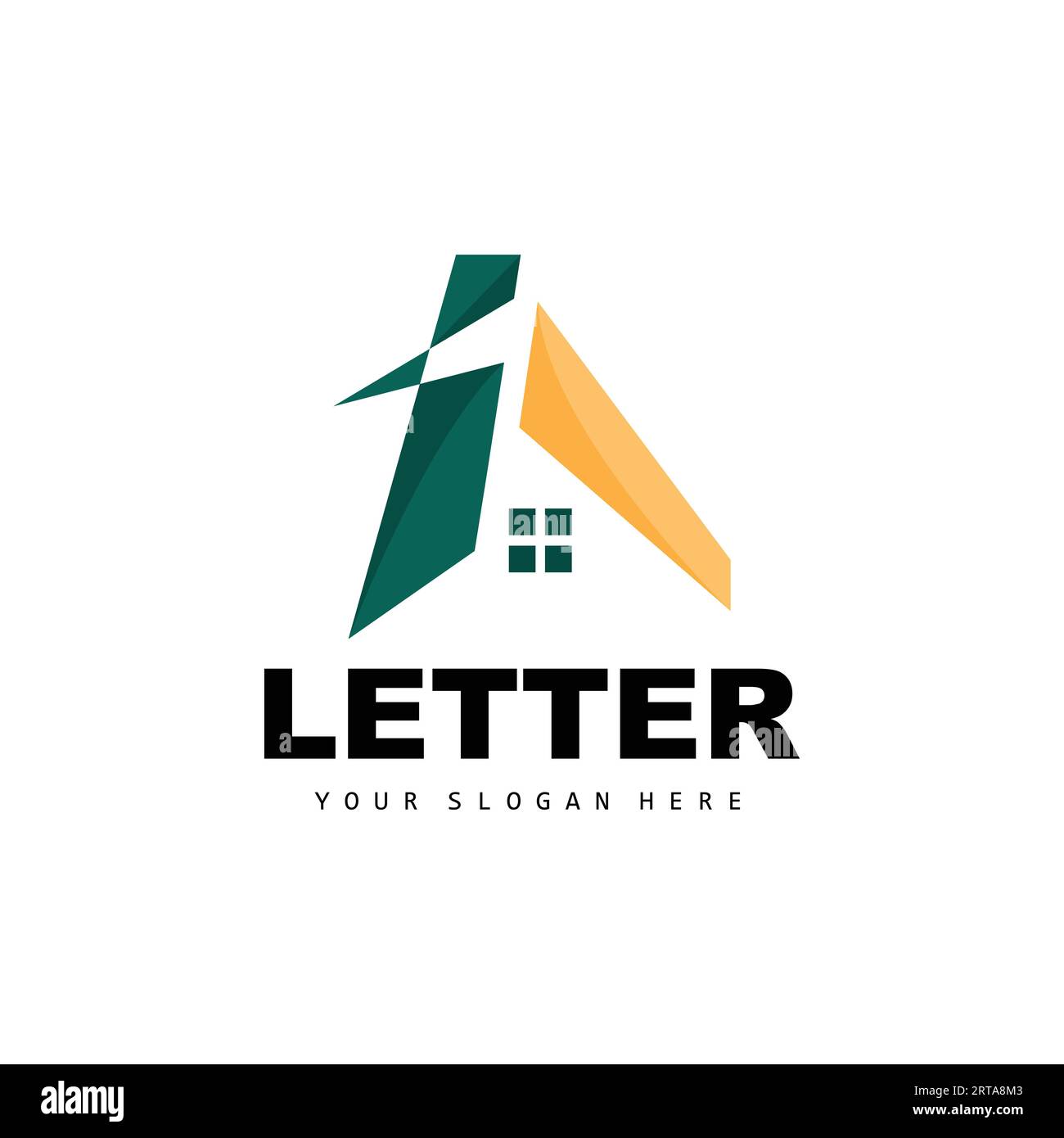 Vector geometric font construction letters hi-res stock photography and ...
