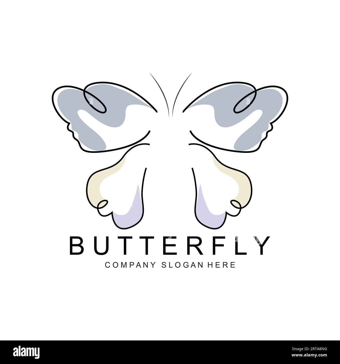 Flying Butterfly Logo