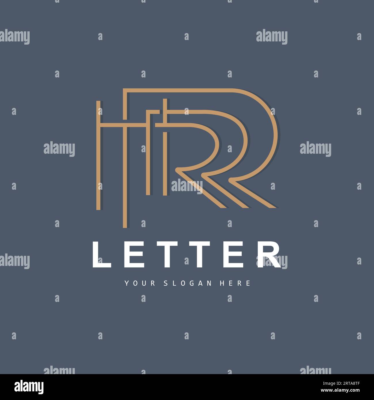 R Letter Logo, Vector Alphabet Symbol, Design For Brand Logos With ...