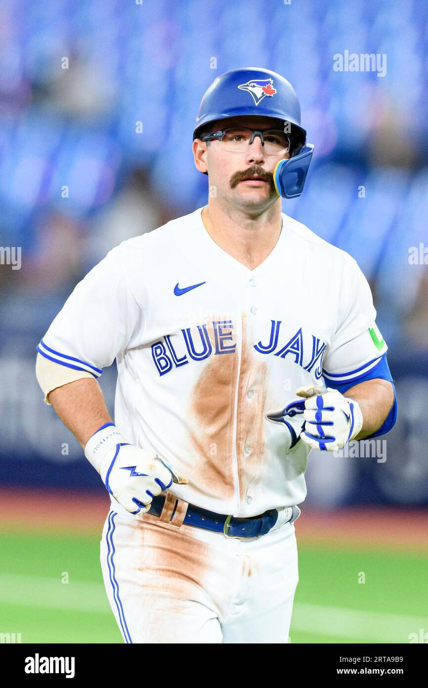 TORONTO, ON - SEPTEMBER 11: Toronto Blue Jays Infield Davis Schneider ...