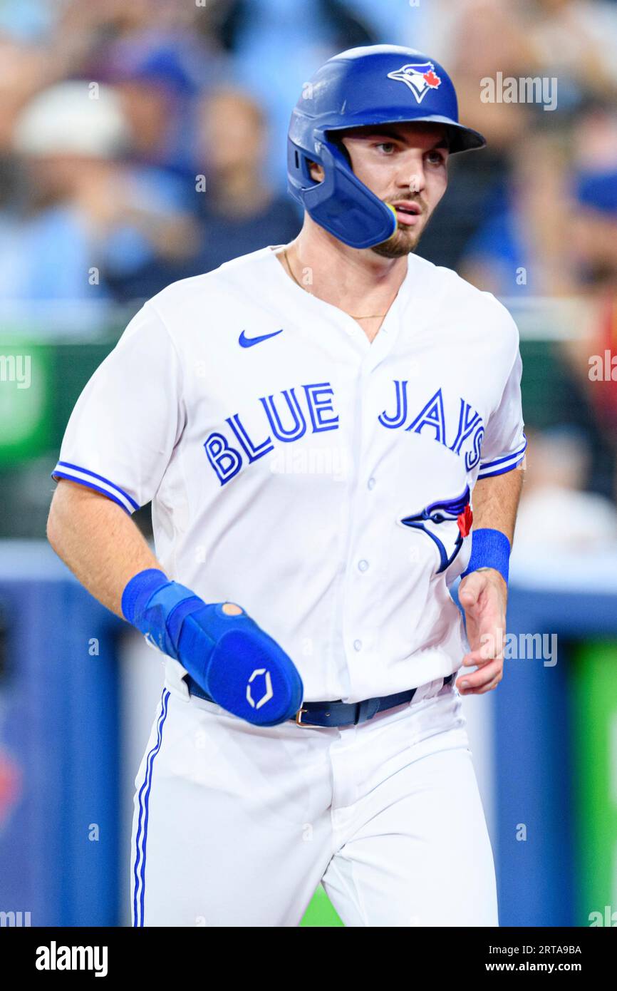 TORONTO, ON - SEPTEMBER 11: Toronto Blue Jays First base Spencer ...
