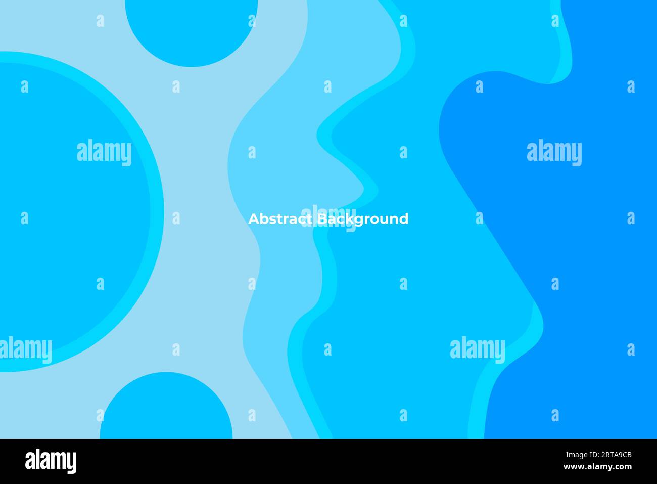 Abstract blue circle wave background design, circle and blue sea ...