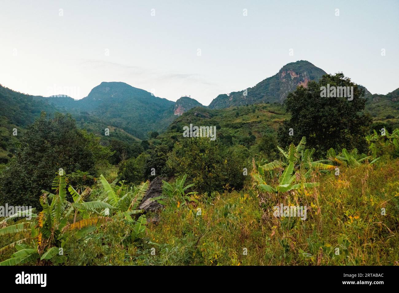 Scenic mountain landscapes at Lupanga Peak Trail in Uluguru Mountains ...