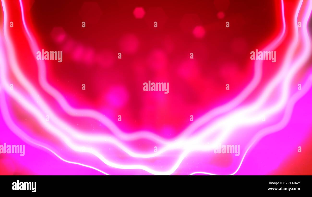 beautiful pink and red ardent delicate objects backdrop - abstract 3D ...