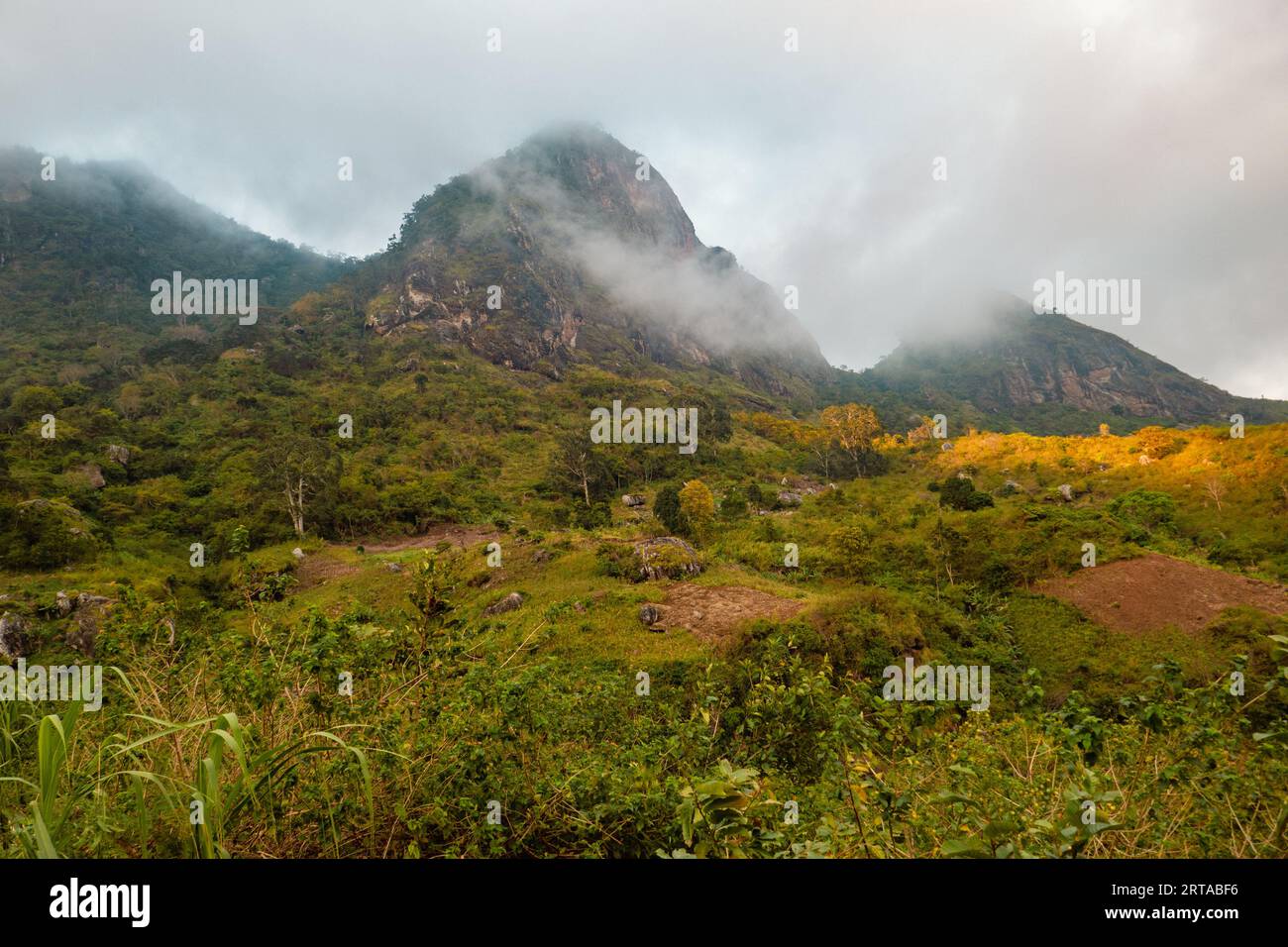 Scenic mountain landscapes at Lupanga Peak Trail in Uluguru Mountains ...
