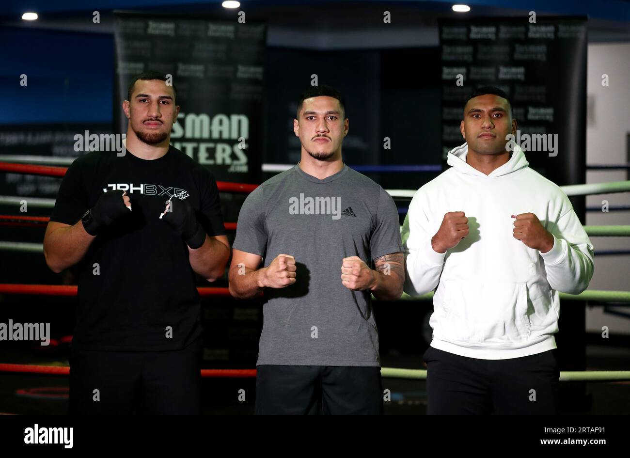 Gold Coast, Australia. 12th Sep, 2023. Justis Huni, Jai Opetaia and ...