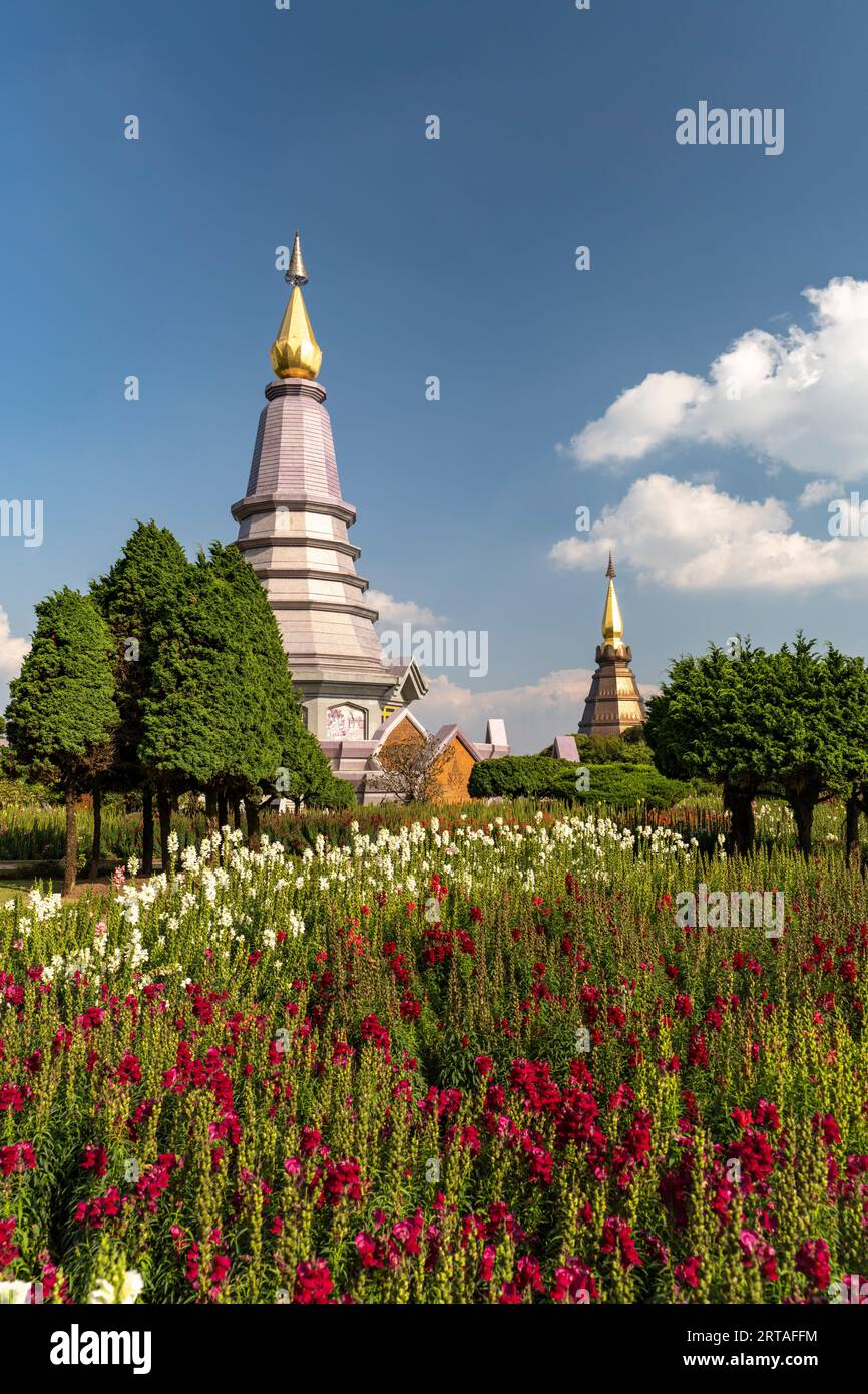Chedis of the Royal Pagodas Phra Maha Dathu Nabha Metaneedol and ...