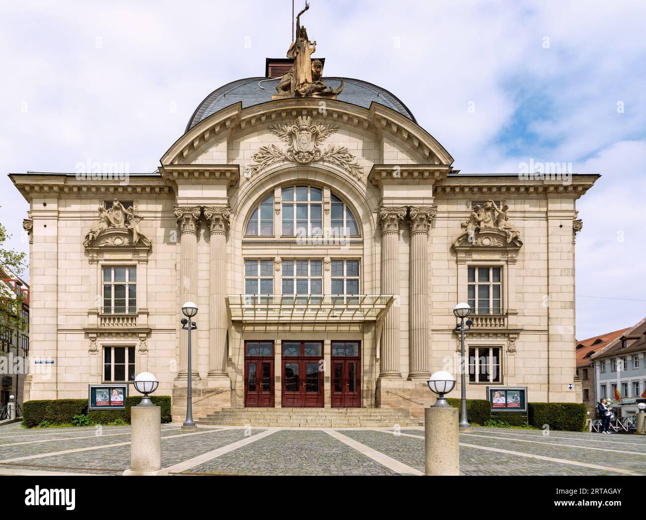 Stadttheater on Koenigstrasse in Fürth in Bavaria, Germany Stock Photo ...