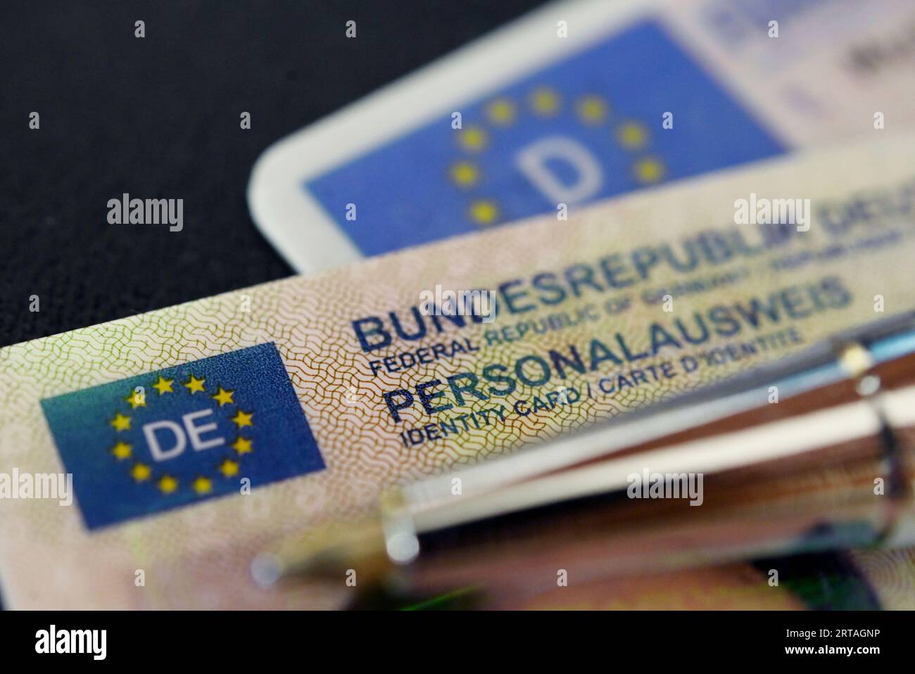 Stuttgart, Germany. 11th Sep, 2023. An identity card of the Federal ...