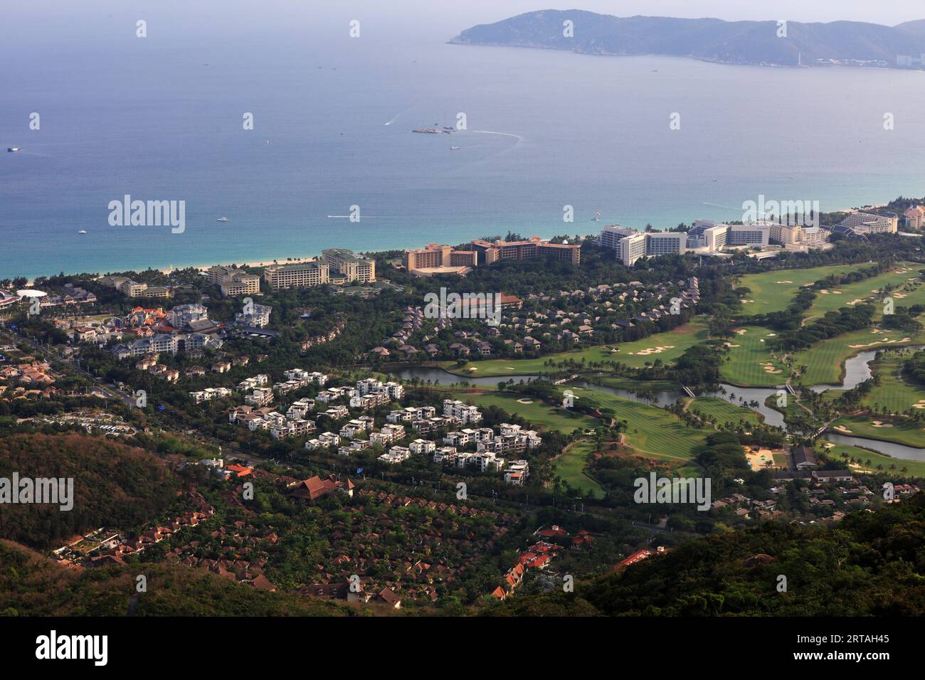 Natural scenery of Yalong Bay, Sanya, Hainan, China Stock Photo - Alamy