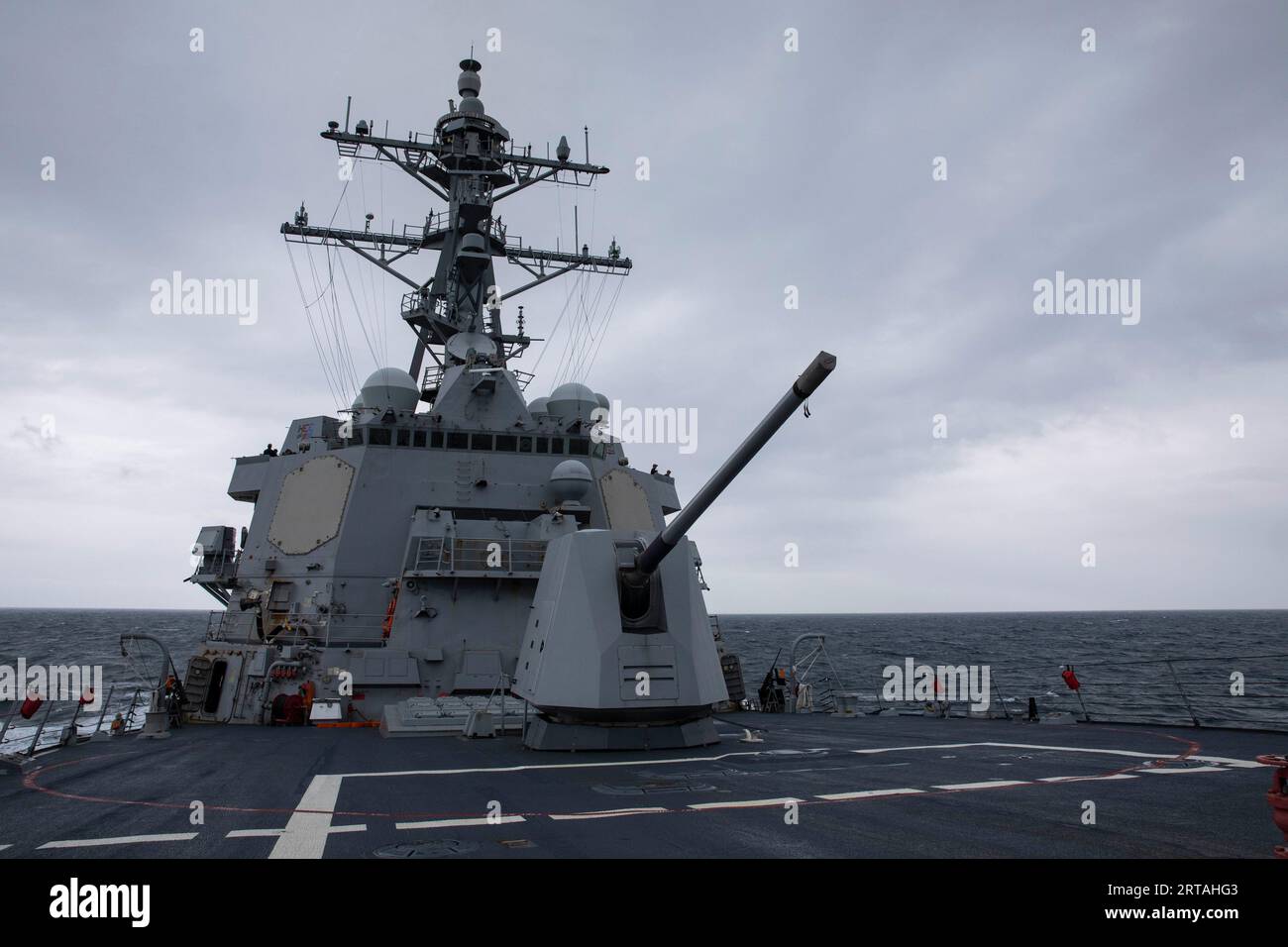 The Arleigh Burke-class guided-missile destroyer USS Ralph Johnson (DDG ...
