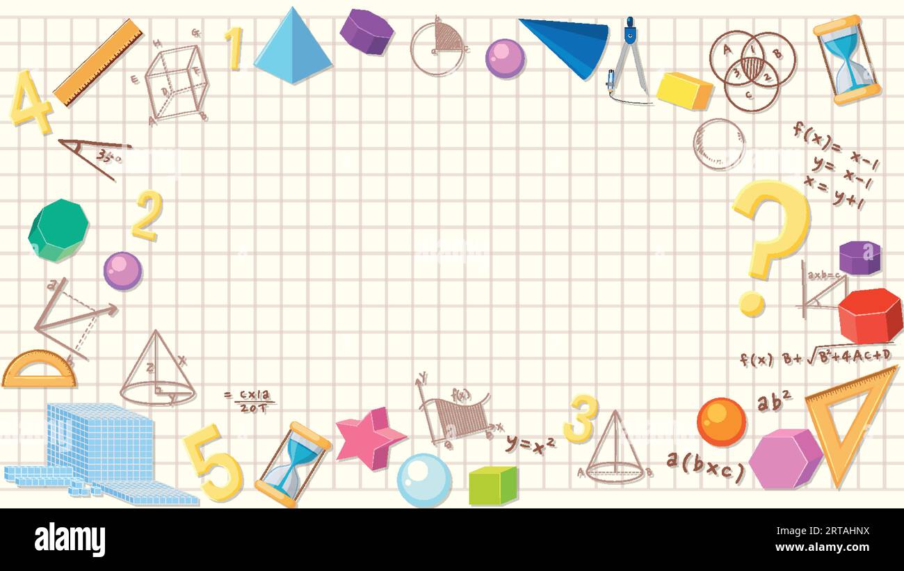 Math Borders Background