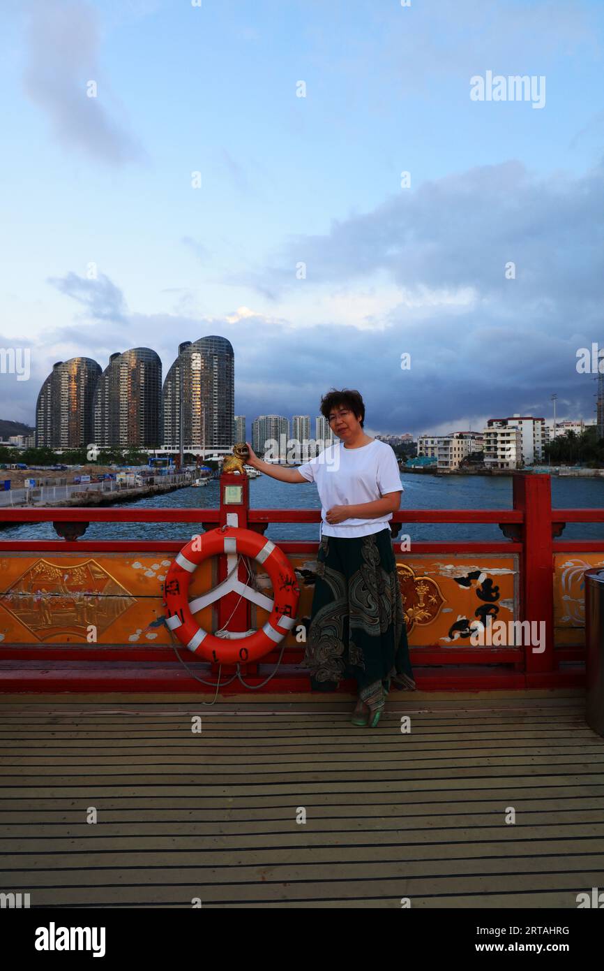 Lady with lifebuoy hi-res stock photography and images - Alamy