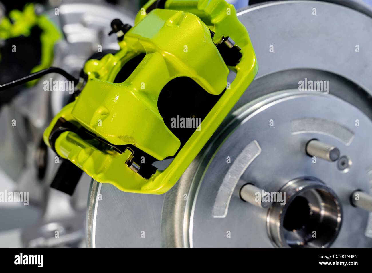 Wheel Disc Brake Car with Anti Lock Braking System. Car repair and ...