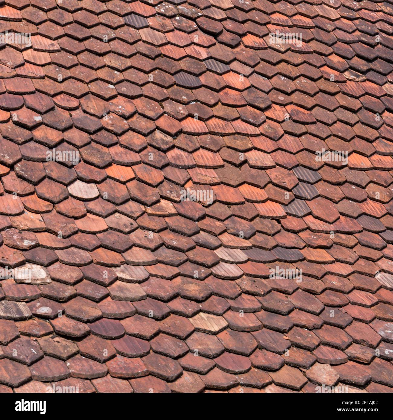 old roof shingles texture for a background Stock Photo - Alamy