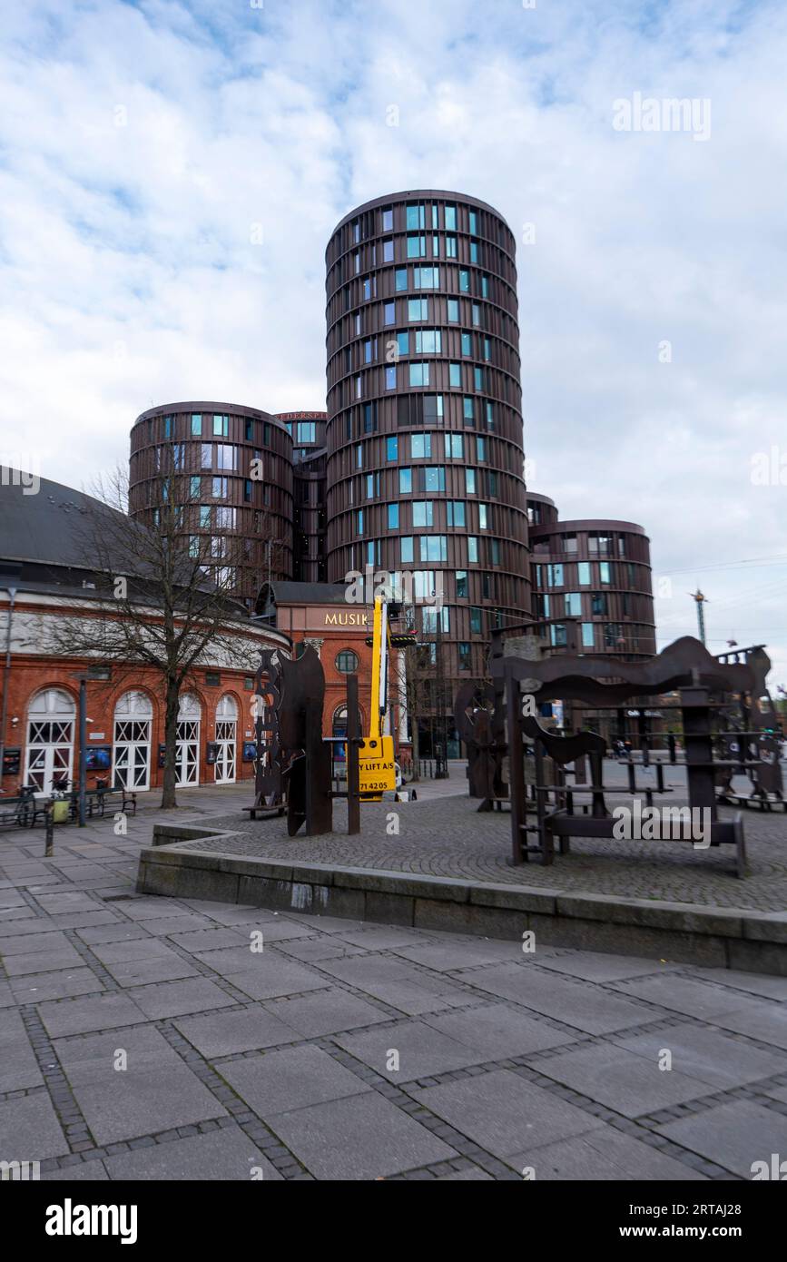 Axel Towers, modern office building, Copenhagen, Denmark Stock Photo ...