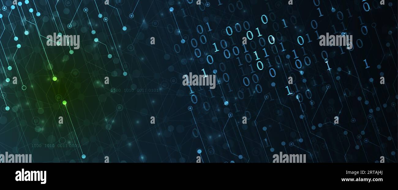 Technology abstract futuristic science background for internet business ...