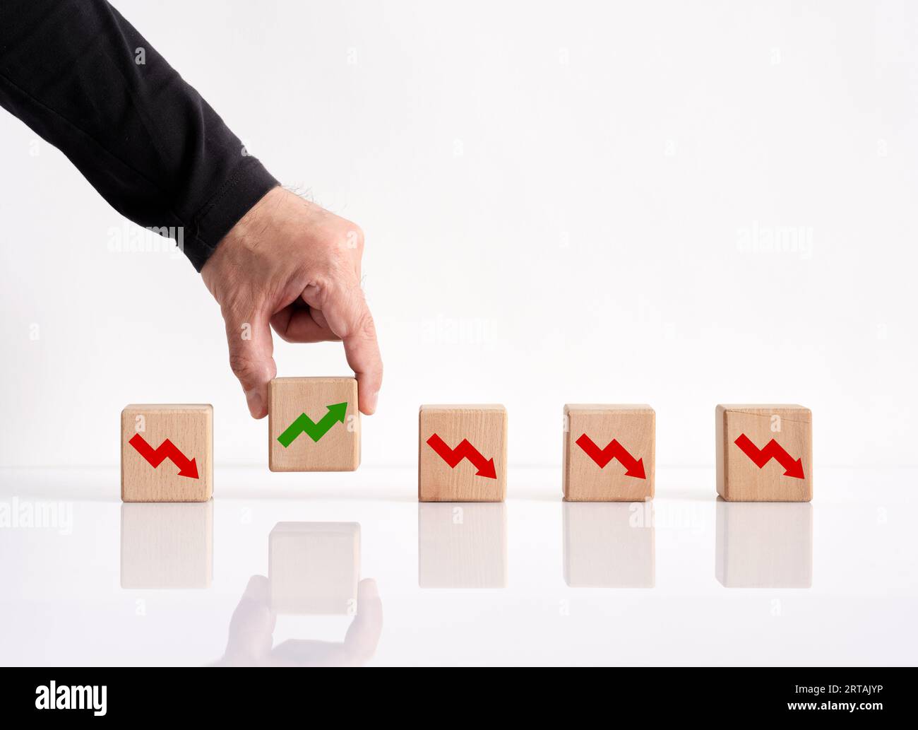 Business growth, profit increase and financial development concepts ...