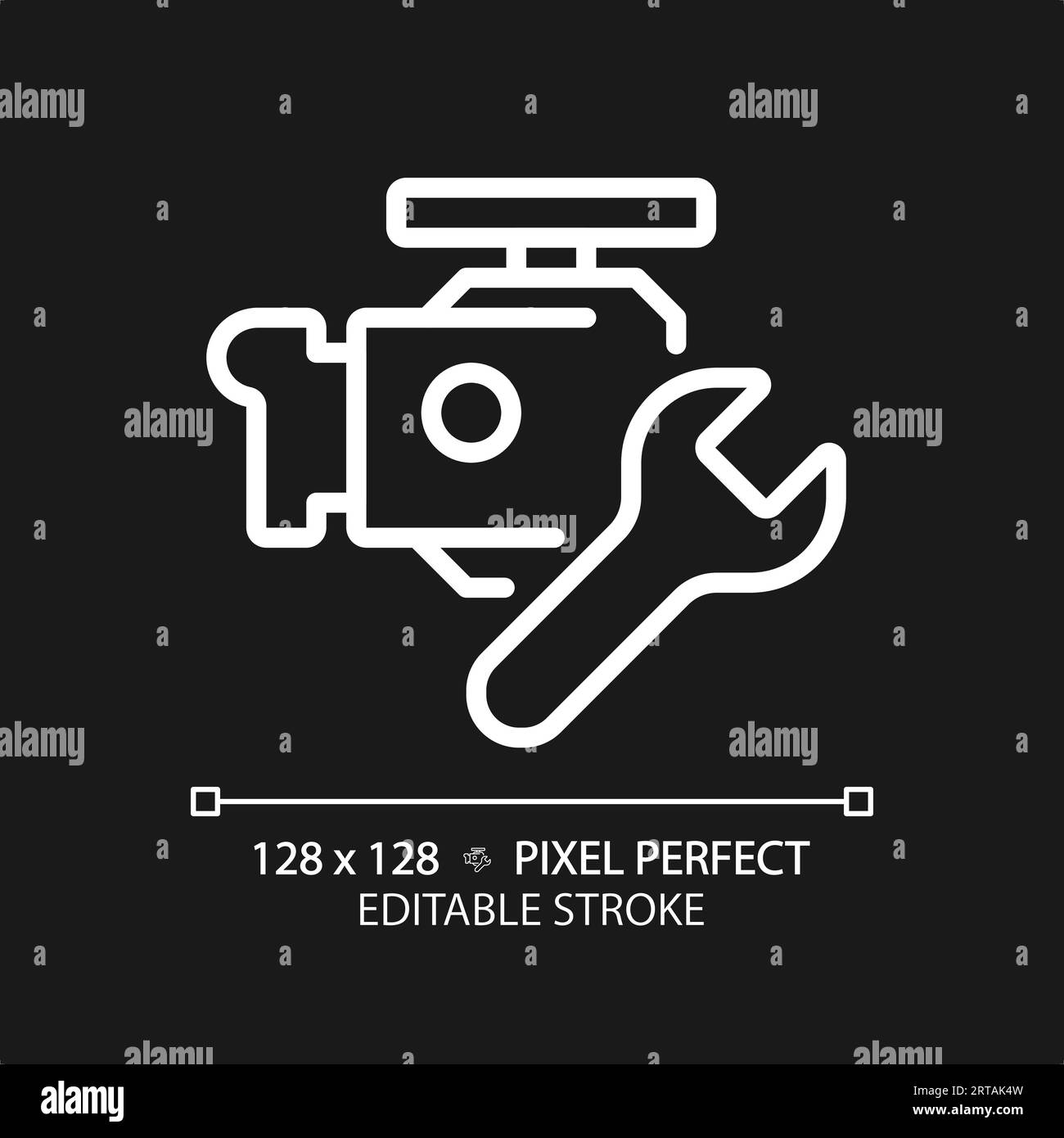 Car engine repair Black and White Stock Photos & Images - Alamy