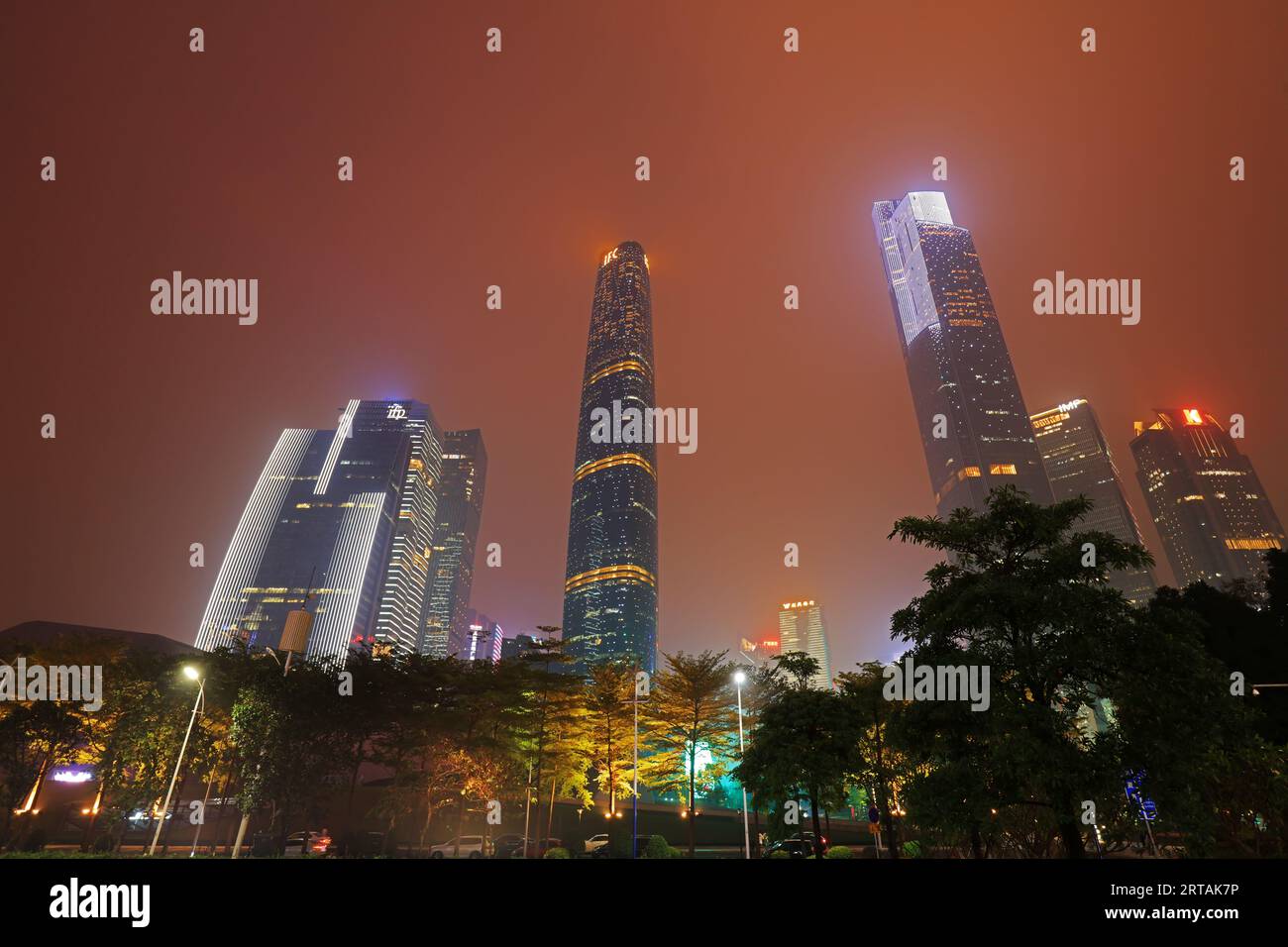 Architectural landscape of Guangzhou, Guangdong Province, China Stock ...