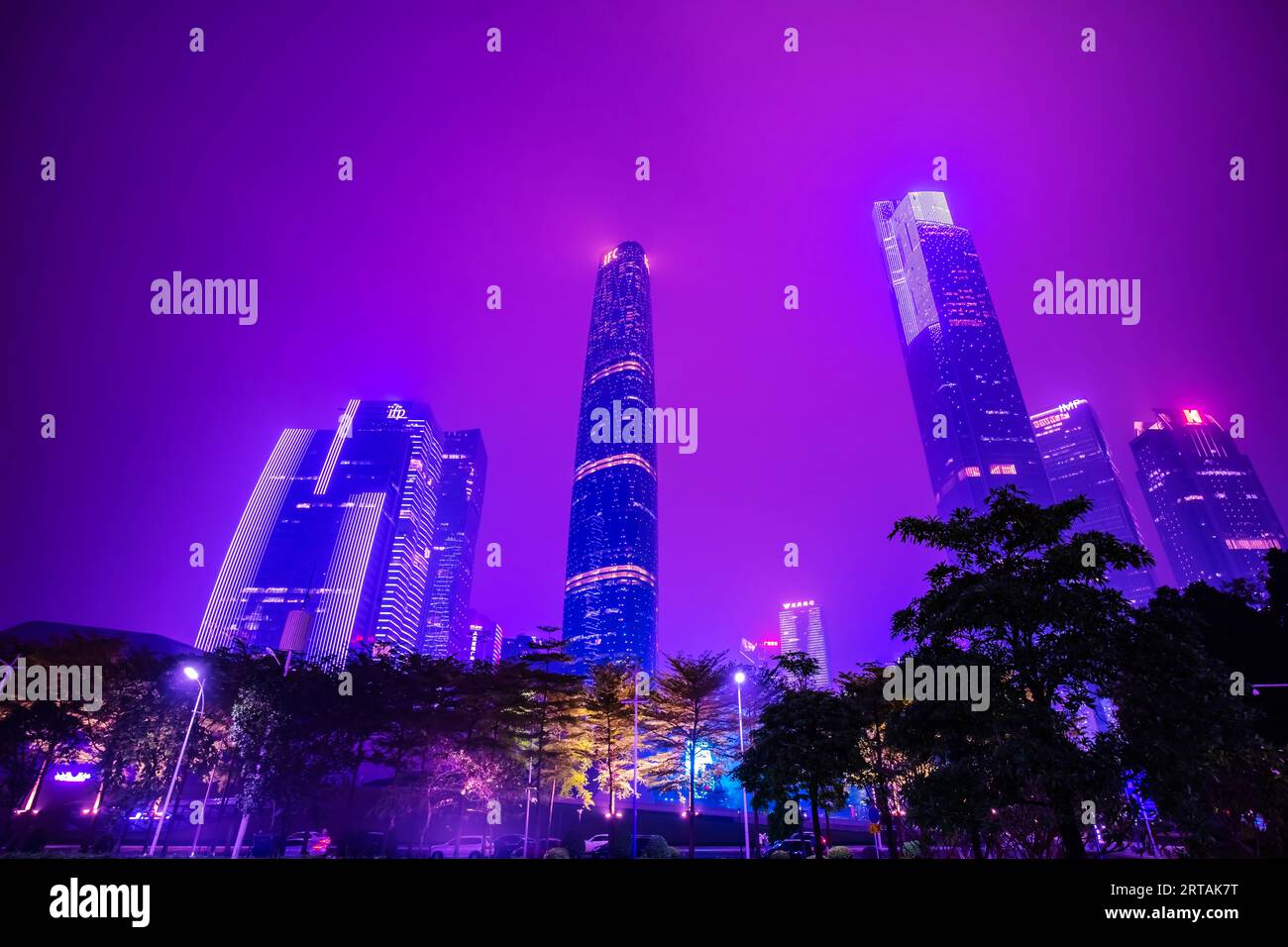 Architectural landscape of Guangzhou, Guangdong Province, China Stock ...