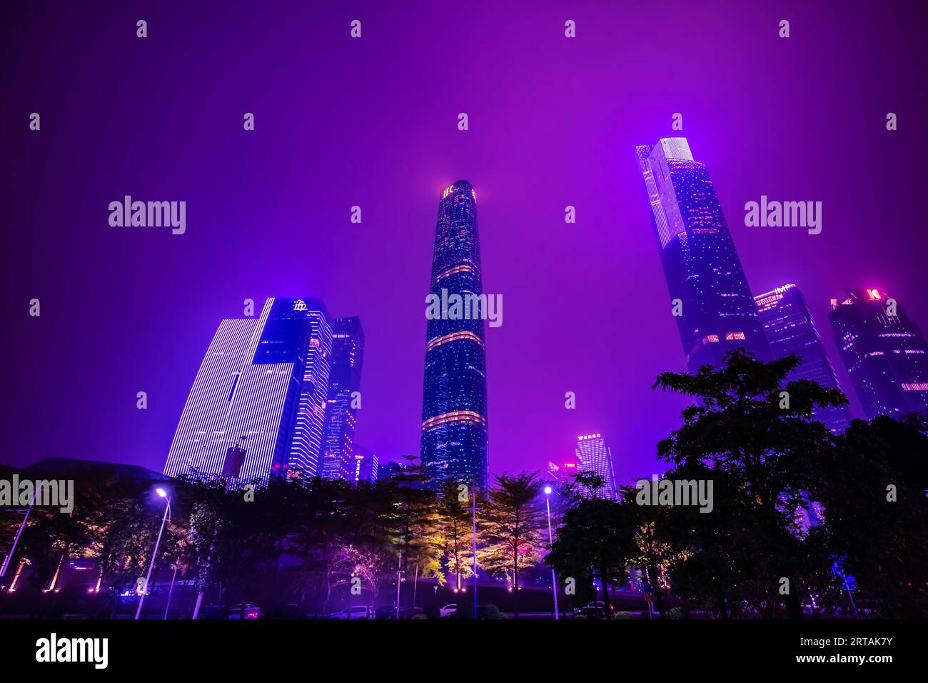 Architectural landscape of Guangzhou, Guangdong Province, China Stock ...