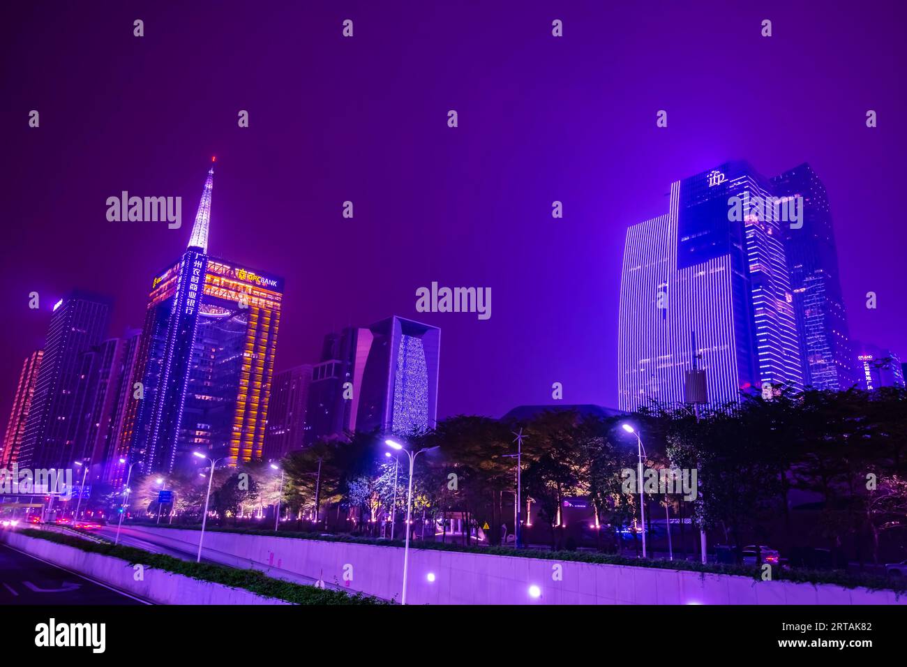 Architectural landscape of Guangzhou, Guangdong Province, China Stock ...