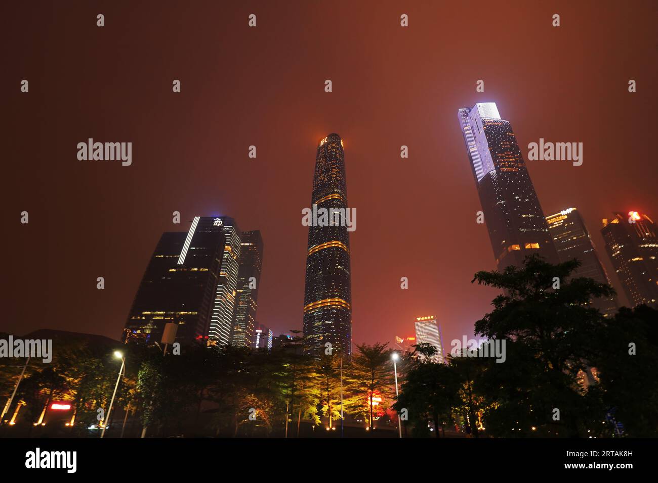 Architectural landscape of Guangzhou, Guangdong Province, China Stock ...