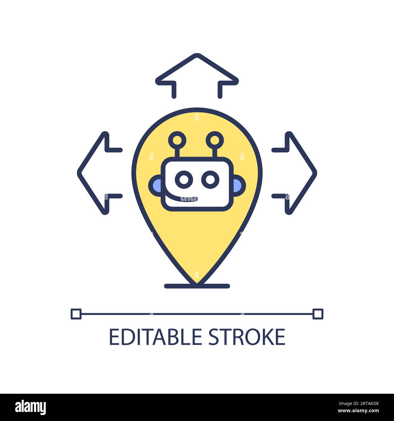 2D thin linear colorful expand AI ops usage icon Stock Vector Image ... 2D thin linear colorful expand AI ops usage icon Stock Vector Image ...