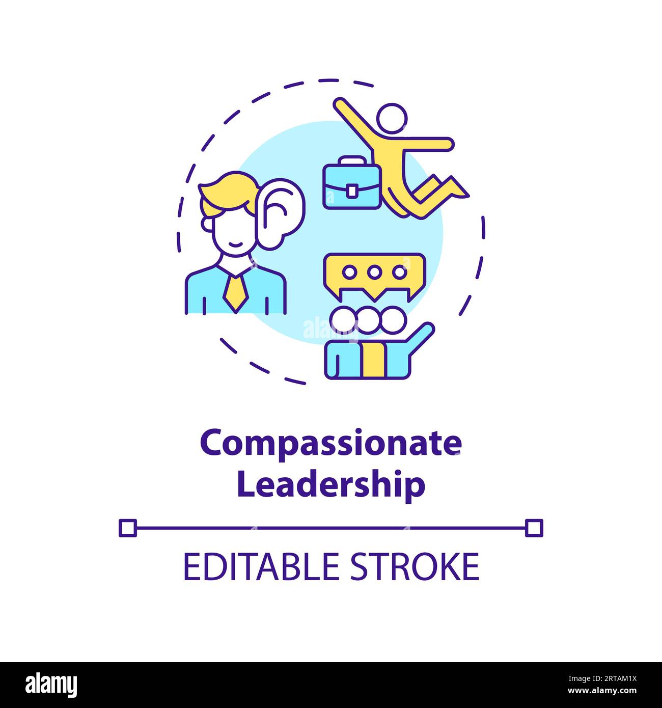 Compassionate leader Cut Out Stock Images & Pictures - Alamy